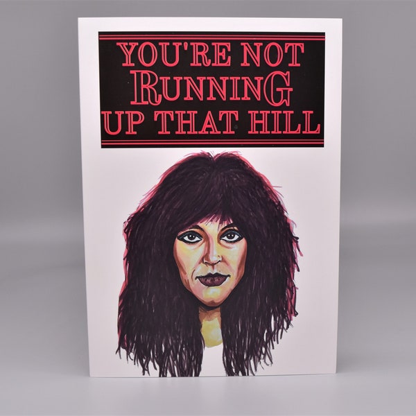 Kate Bush Birthday Card - Etsy Hong Kong