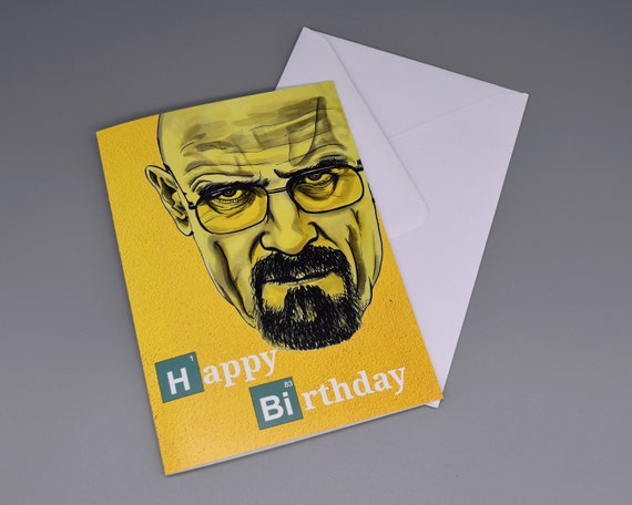 Breaking Bad Birthday Card Print Out