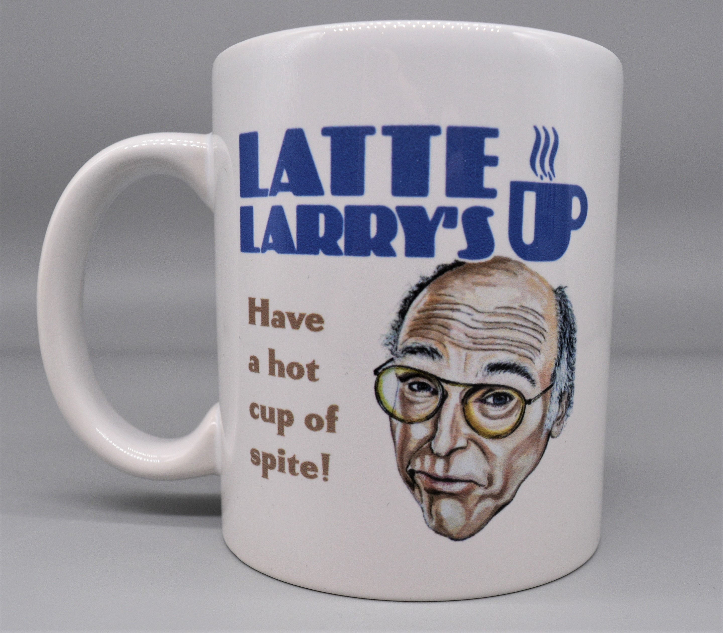 Larry David Latte Larry Coffee Mug Curb Your | Etsy