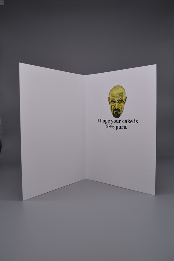 Breaking Bad Birthday Card Etsy