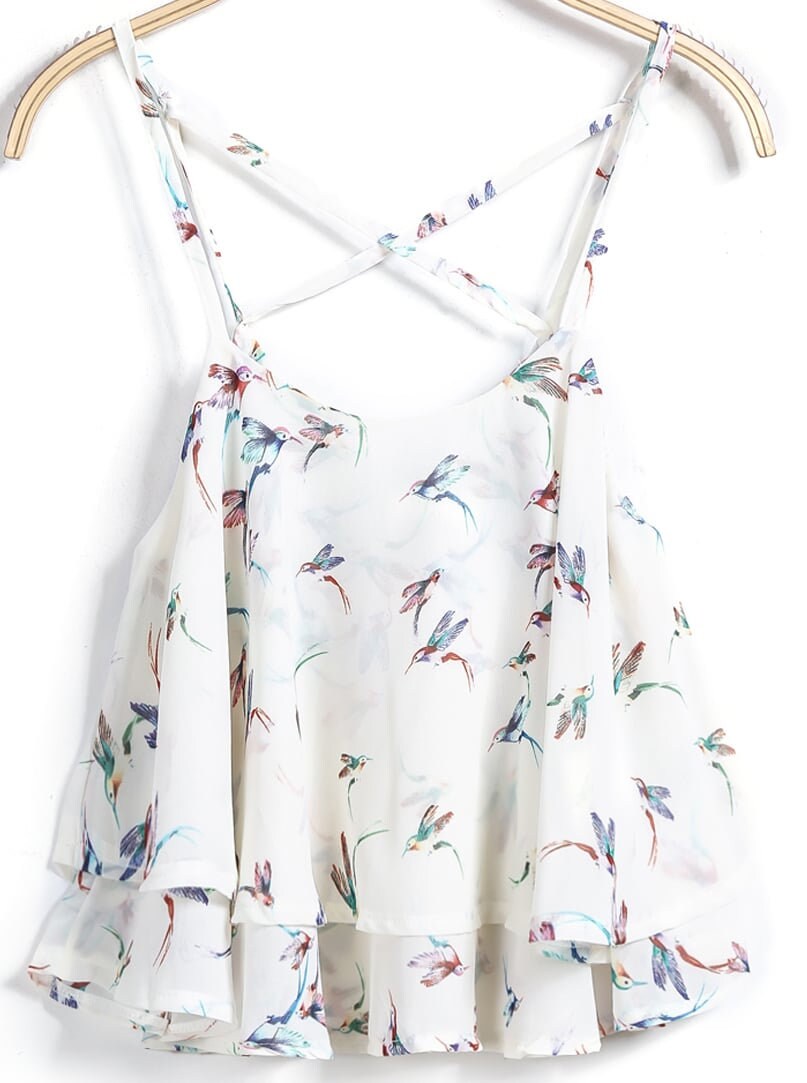 Chiffon Tank Top Two Layer Multiple Colors Freesize Fit for XS - Etsy