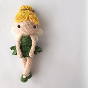 Crochet Pattern for Doll TINKER BELL, PDF english - Etsy
