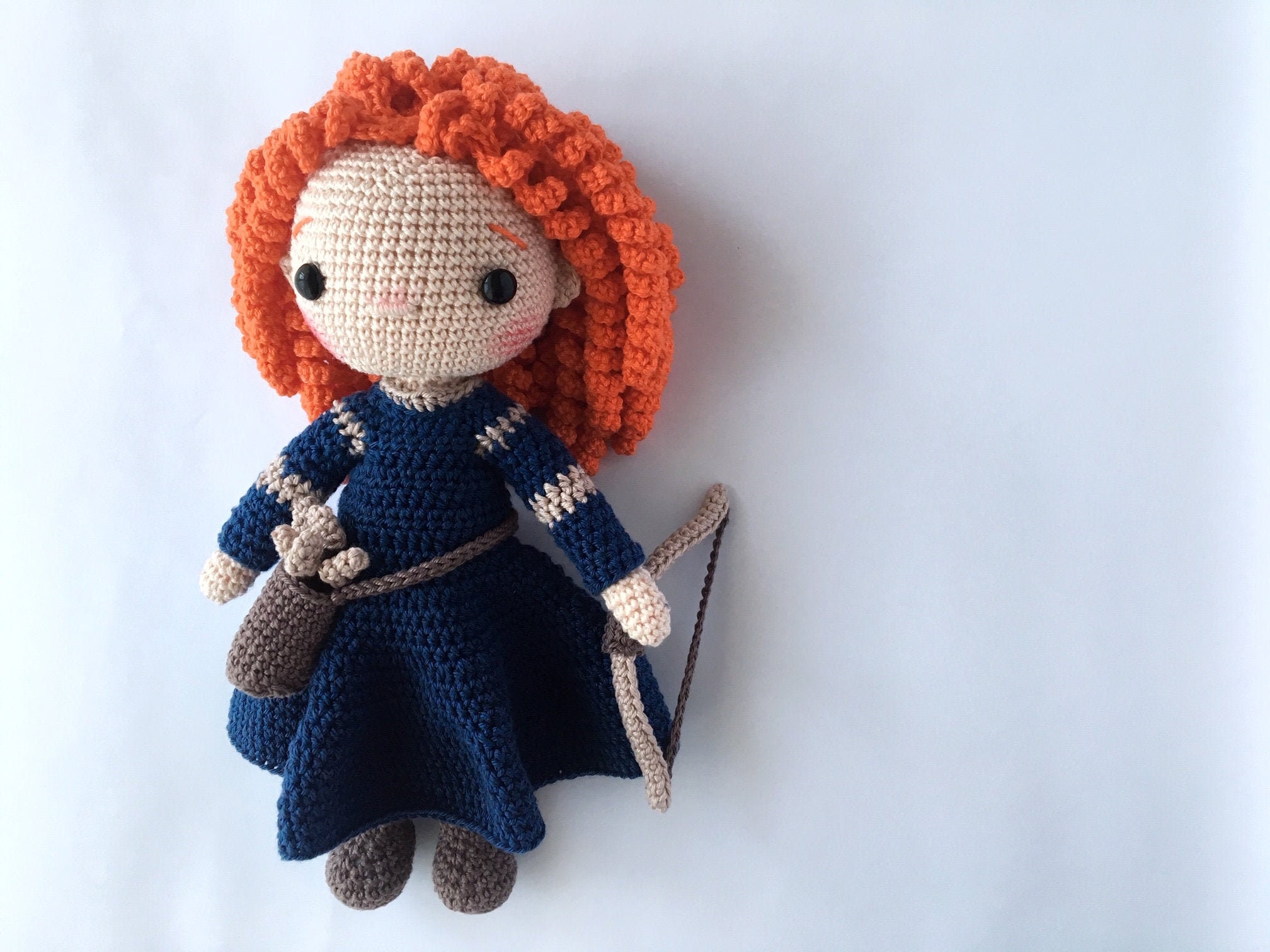 Crochet Pattern for Doll MERIDA PDF English | Etsy