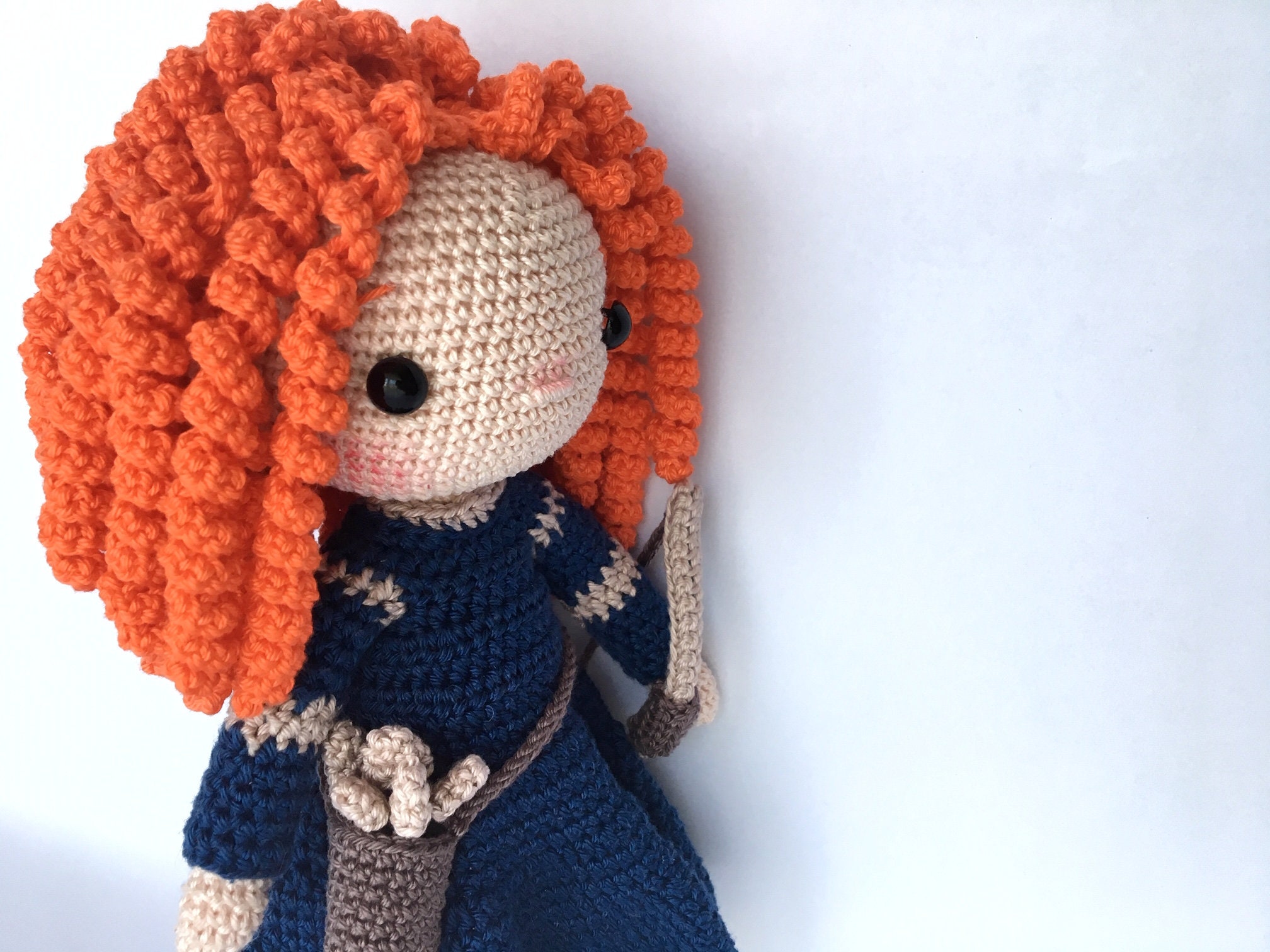 Crochet Pattern for Doll MERIDA PDF English | Etsy