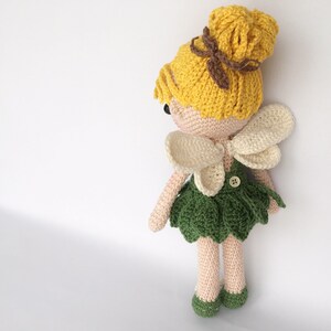 Crochet Pattern for Doll TINKER BELL, PDF english - Etsy
