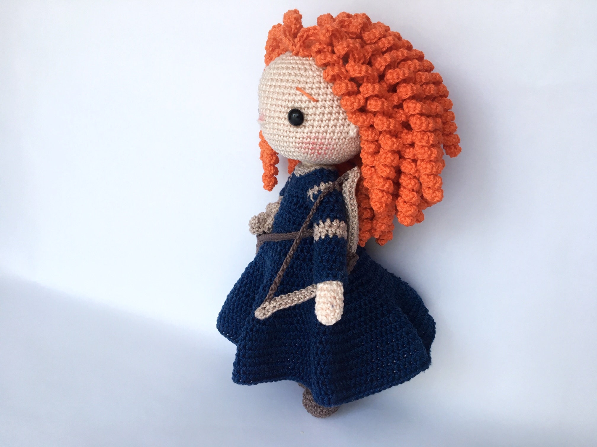 Crochet Pattern for Doll MERIDA PDF English | Etsy