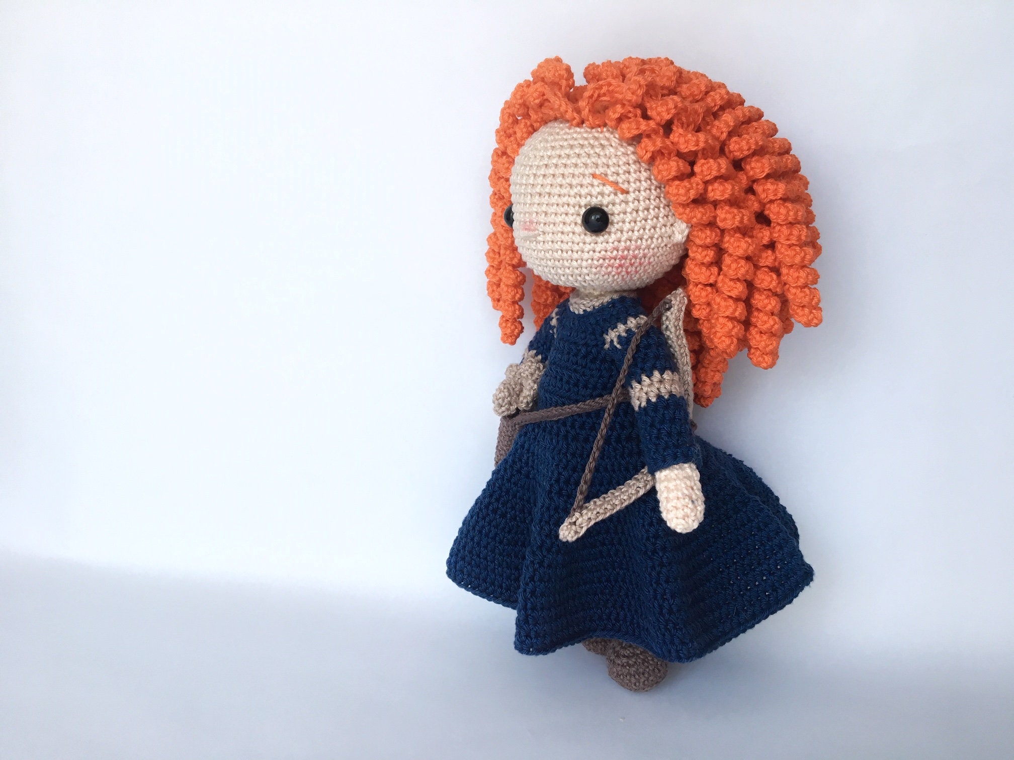 Crochet Pattern for Doll MERIDA PDF English | Etsy