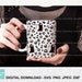 Leopard Ghost Seamless Pattern SVG, Ghost Face Cheetah Pattern Svg ...