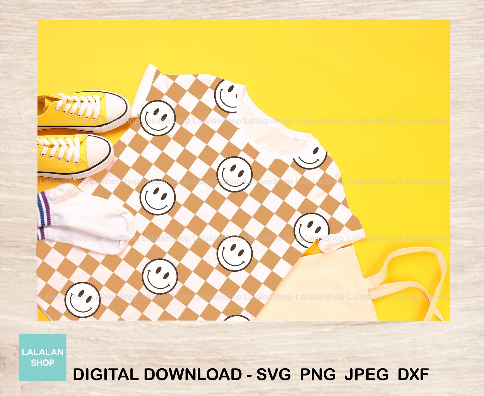 Checkered Pattern Smiley Face Seamless Pattern Smiley Face - Etsy