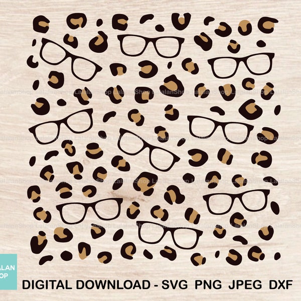 Cheetah Print Eyeglasses - Etsy