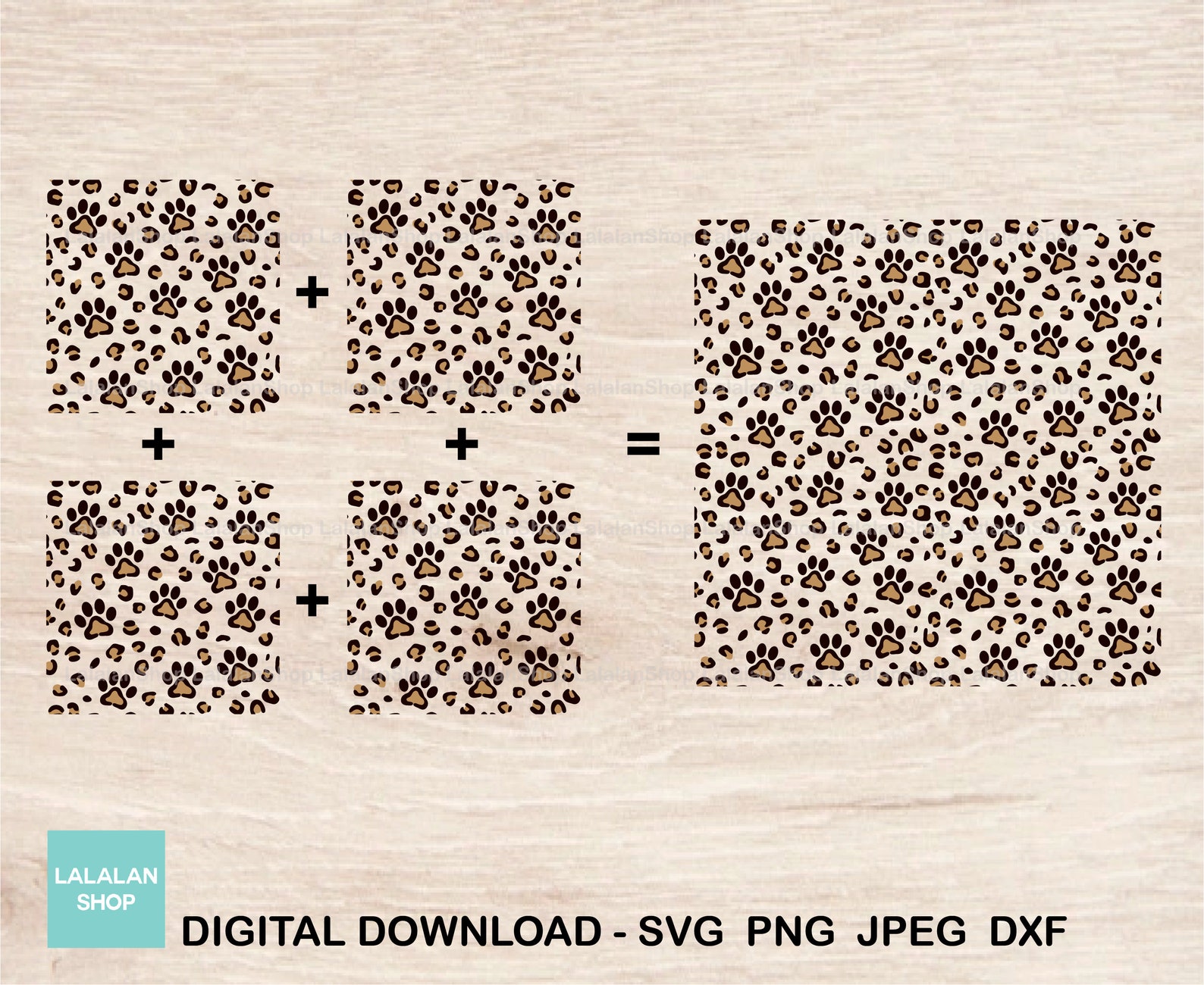 Paw Leopard Print Svg Cat Paw Pattern Svg Dog Paw Pattern - Etsy
