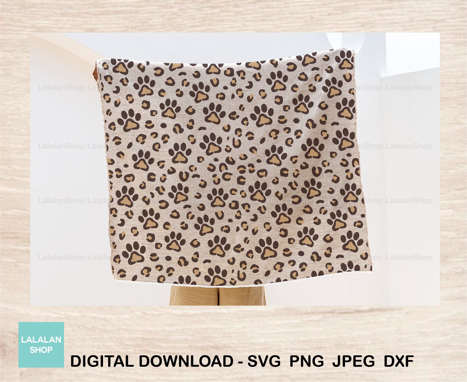 Paw Leopard Print Svg Cat Paw Pattern Svg Dog Paw Pattern | Etsy