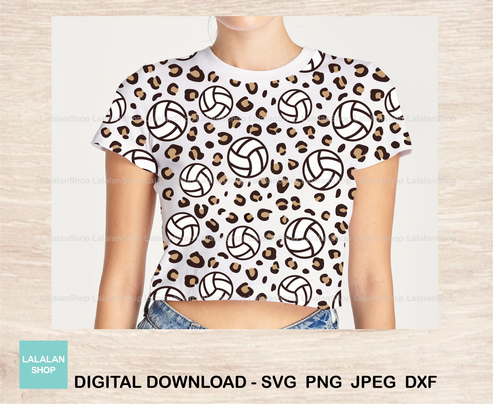 Leopard Volleyball Seamless Pattern, Volleyball Png, Animal Print ...