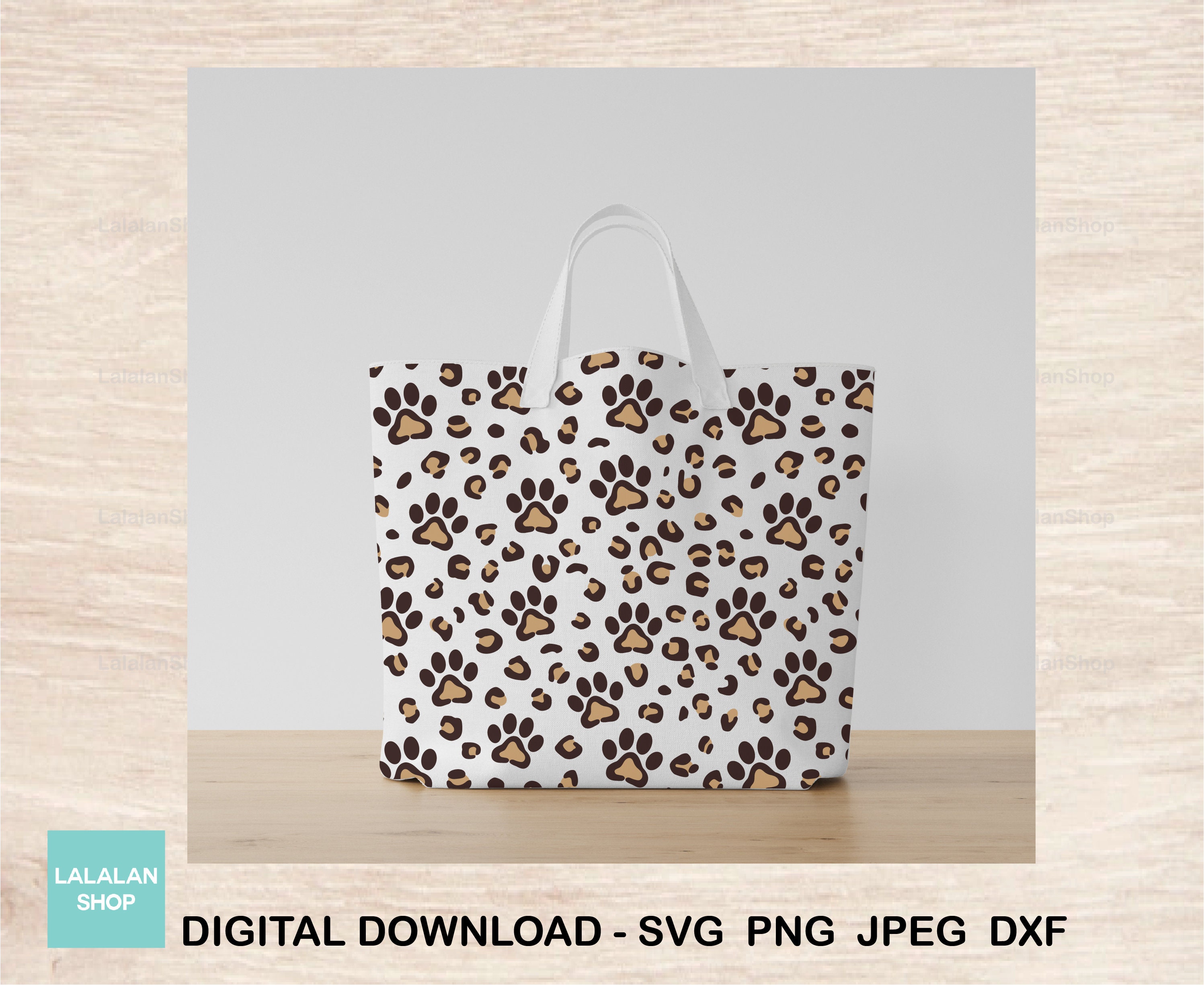 Paw Leopard Print Svg Cat Paw Pattern Svg Dog Paw Pattern - Etsy