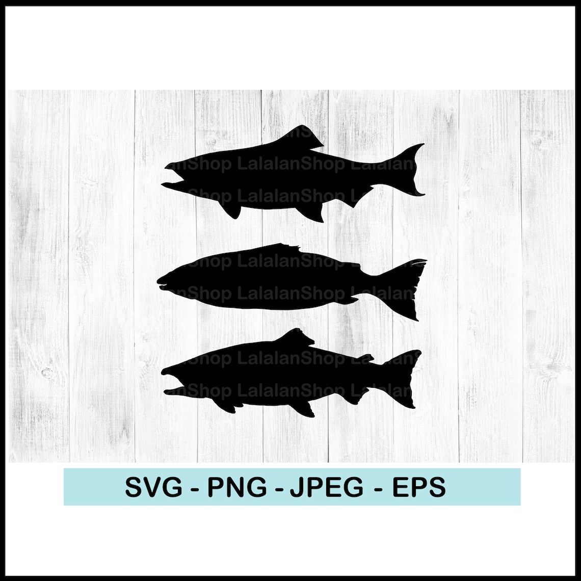 Salmon Fish SVG Fishing SVG Fish Digital Adventure SVG - Etsy