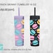 Full Wrap Macaroon Strata Svg for Skinny Tumblers 16 Oz - Etsy