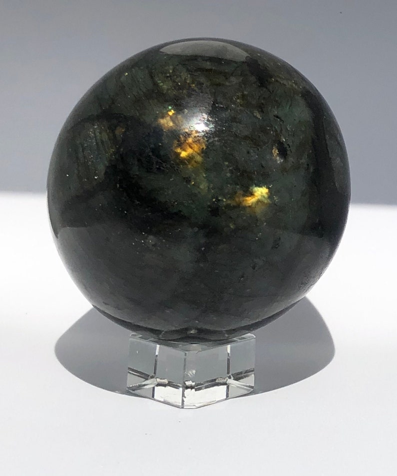 Dark Labradorite Sphere Big 78.8mm - Etsy