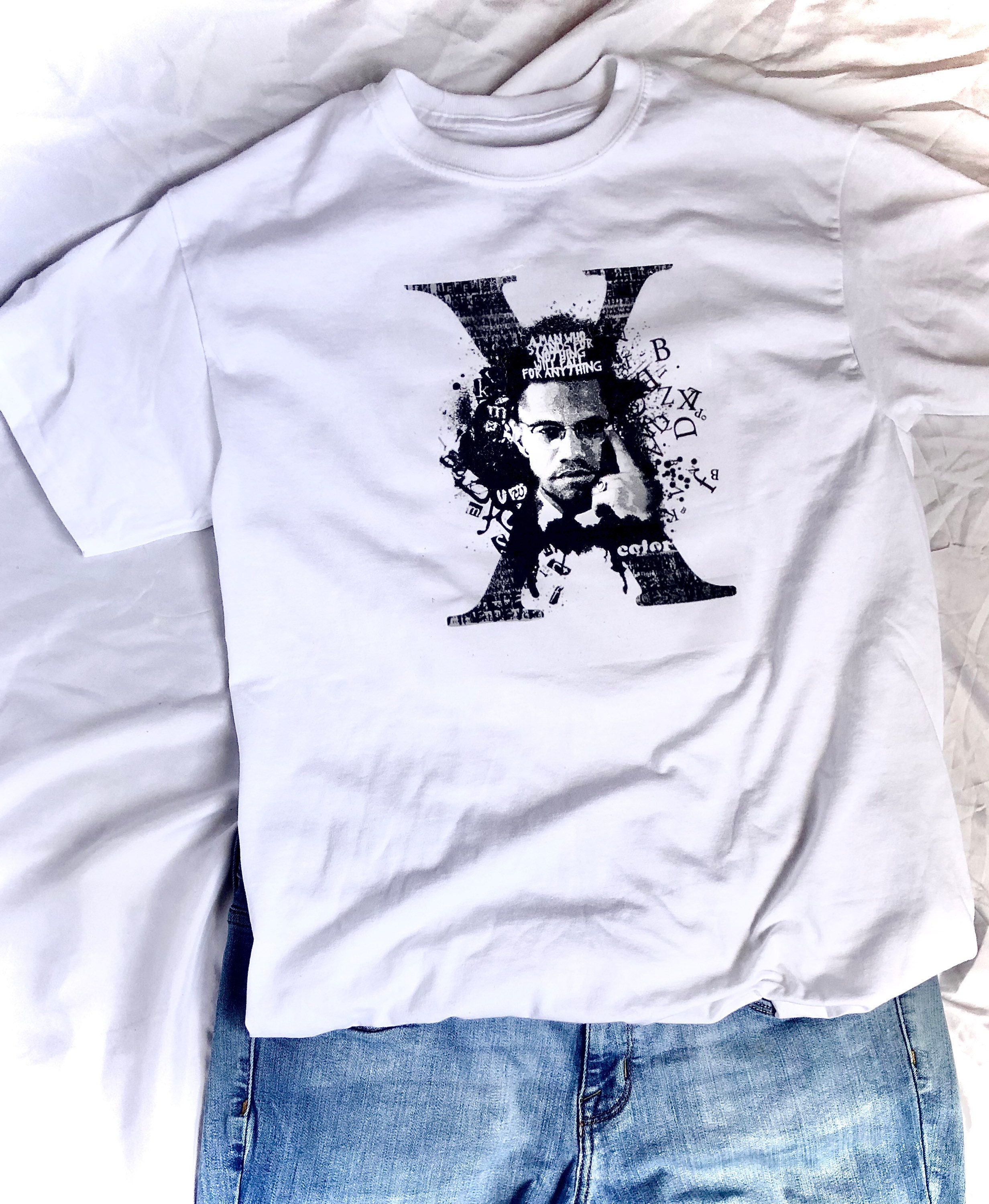 Malcolm X Shirt Civil Rights Shirt Black History Month | Etsy