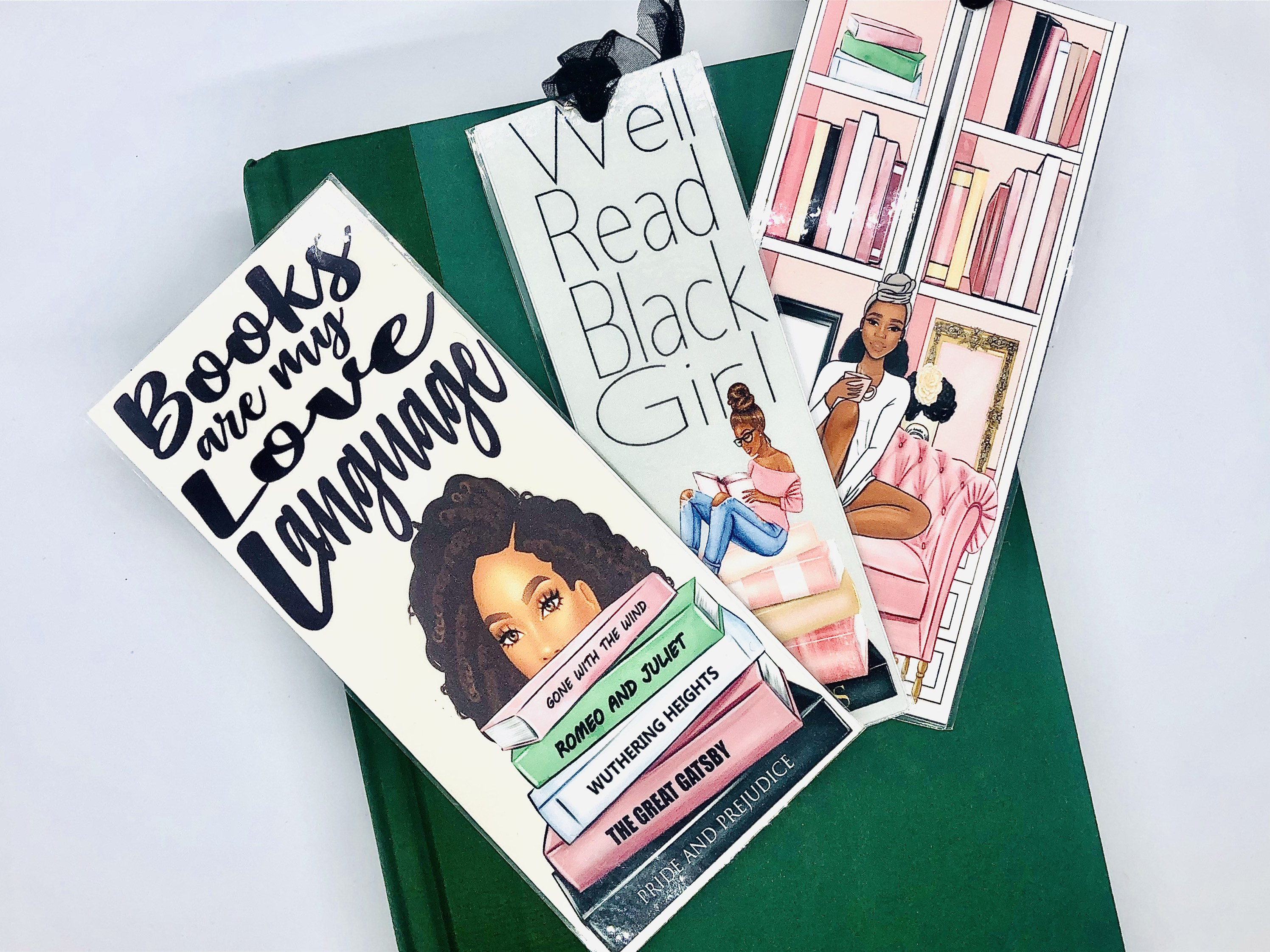 3 Bundle African American Bookmark Black Girl Bookmarksblack - Etsy