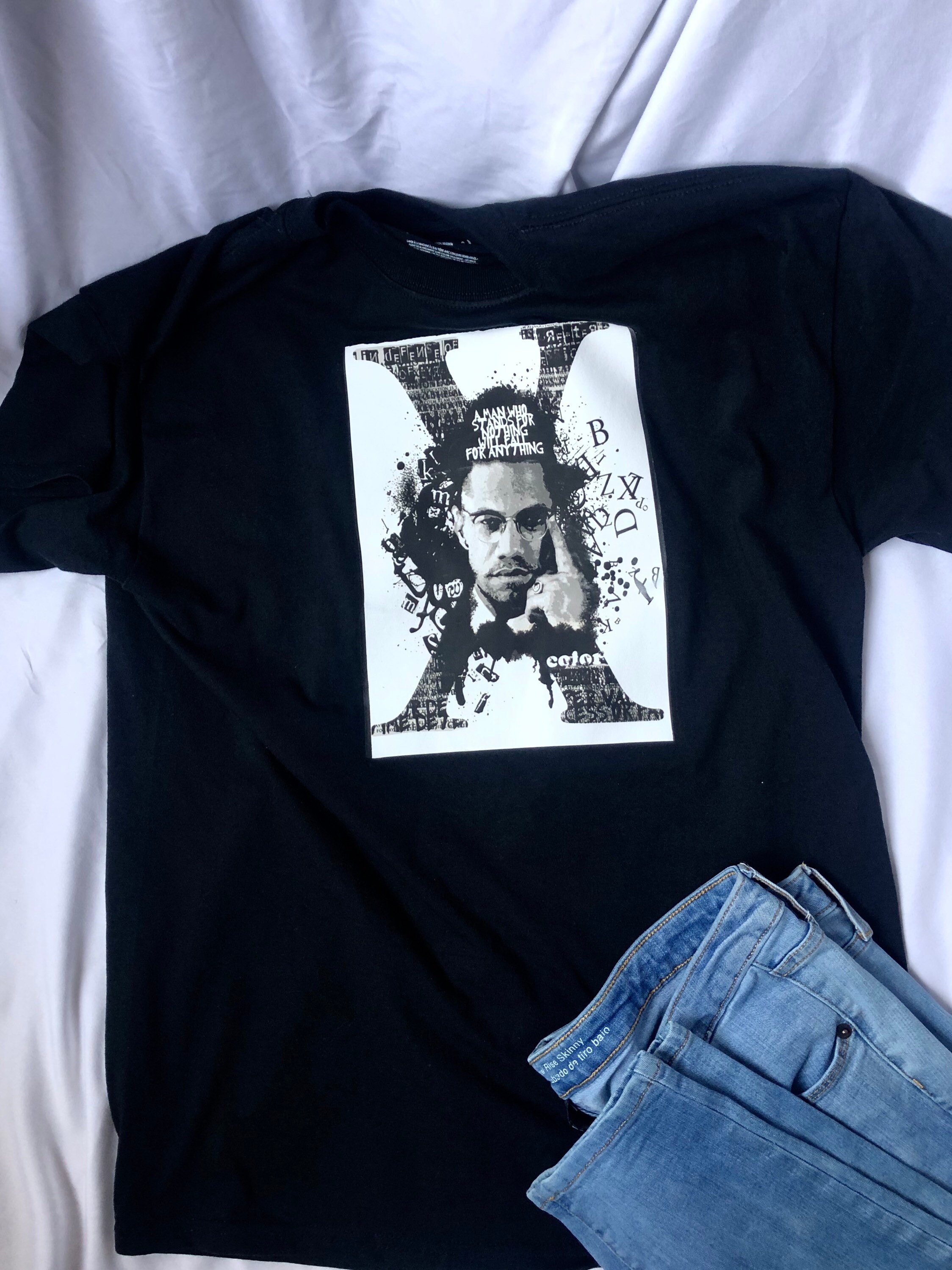 Malcolm X Shirt Civil Rights Shirt Black History Month | Etsy