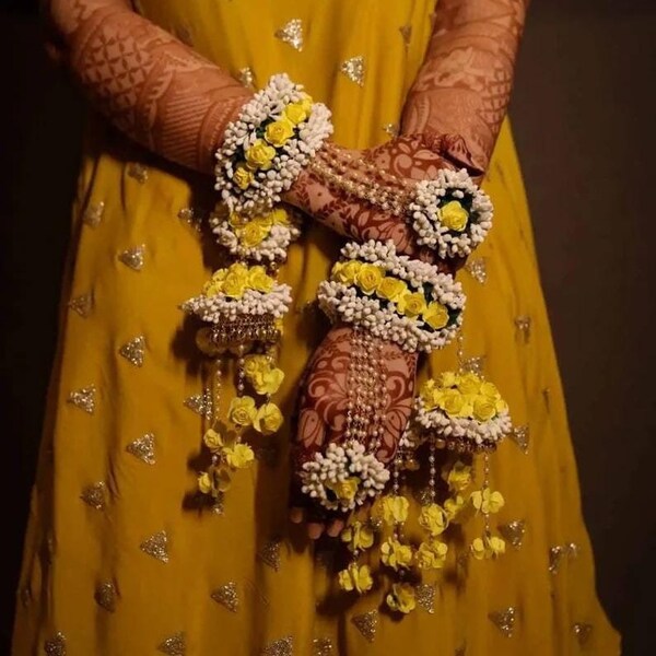 Flower Jewelry Haldi - Etsy