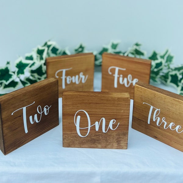 Table Name Signs - Etsy UK