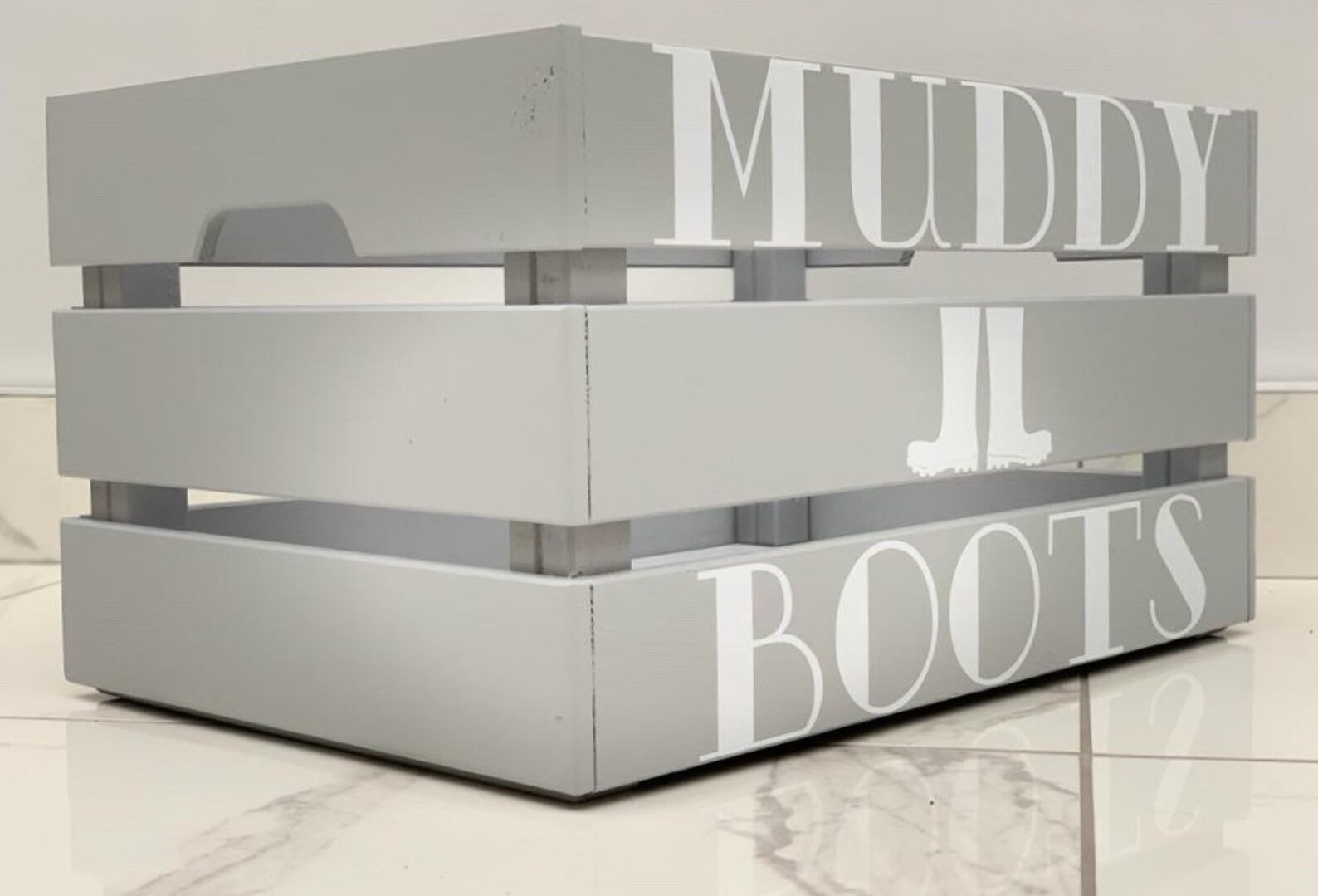 Muddy Boots Box Wooden Welly Box Shoe Storage | Etsy