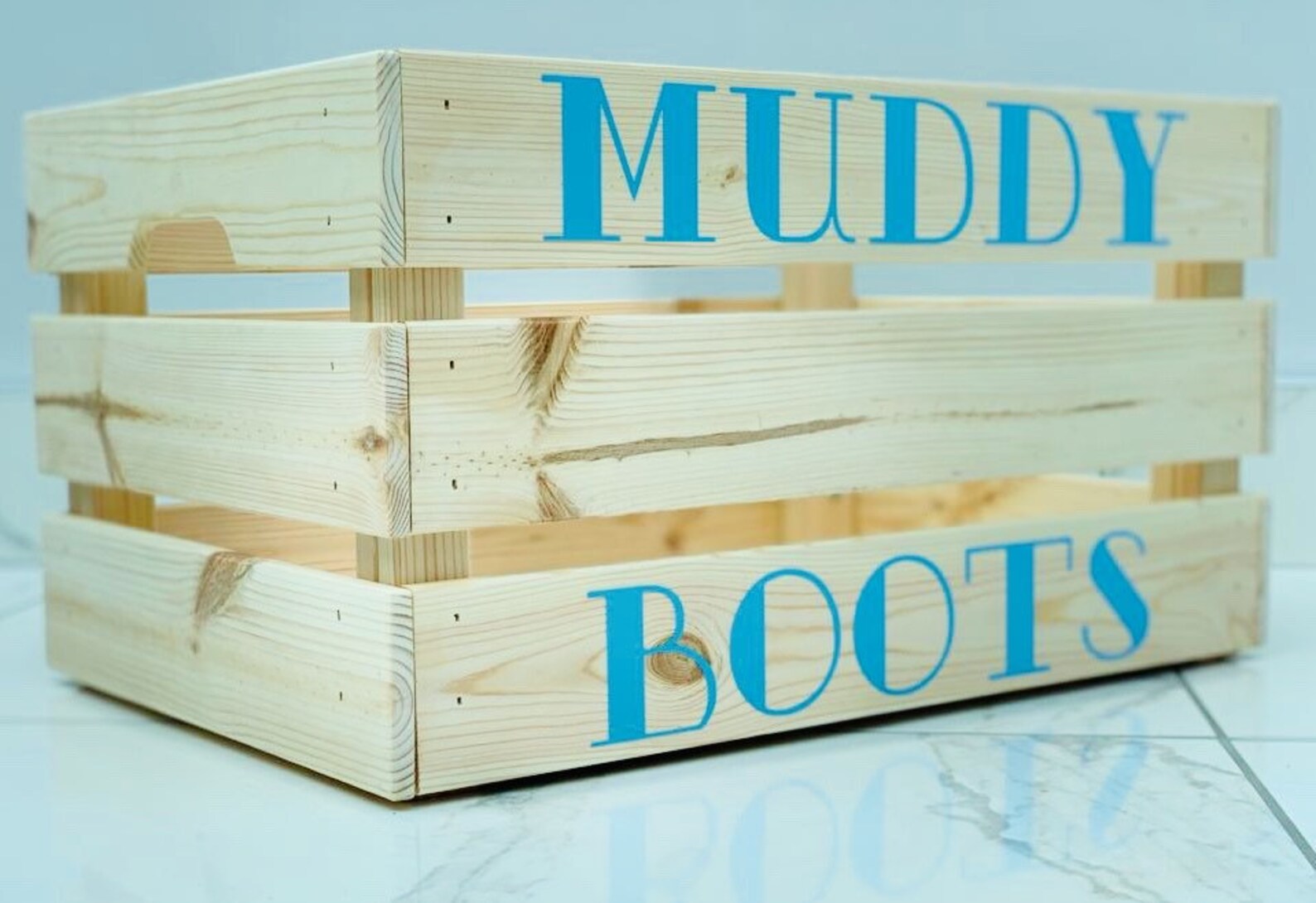 Muddy Boots Box Wooden Welly Box Shoe Storage | Etsy