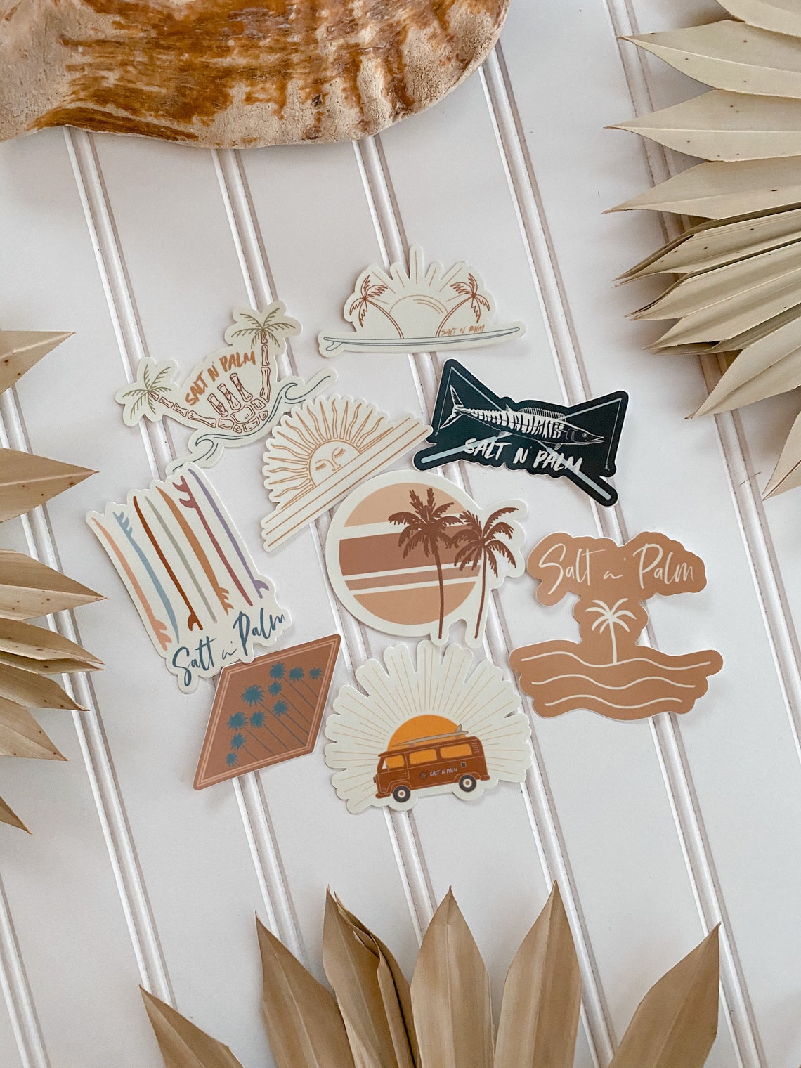 Palm Trees Vinyl Sticker Beach Diamond Sticker Beach Decal - Etsy