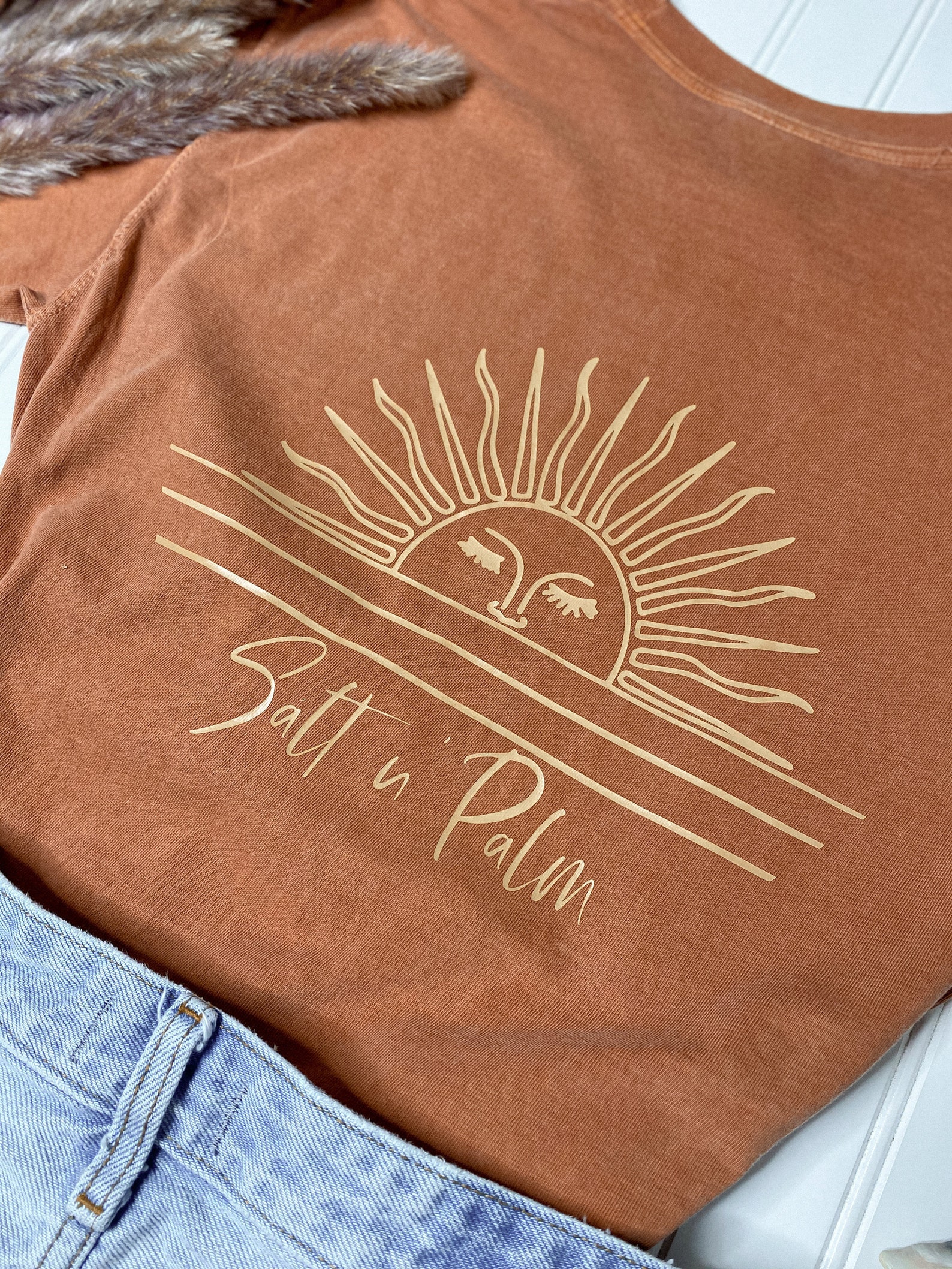 Celestial Sunset Shirt Beachy Shirt Sun T-shirt Surfer - Etsy