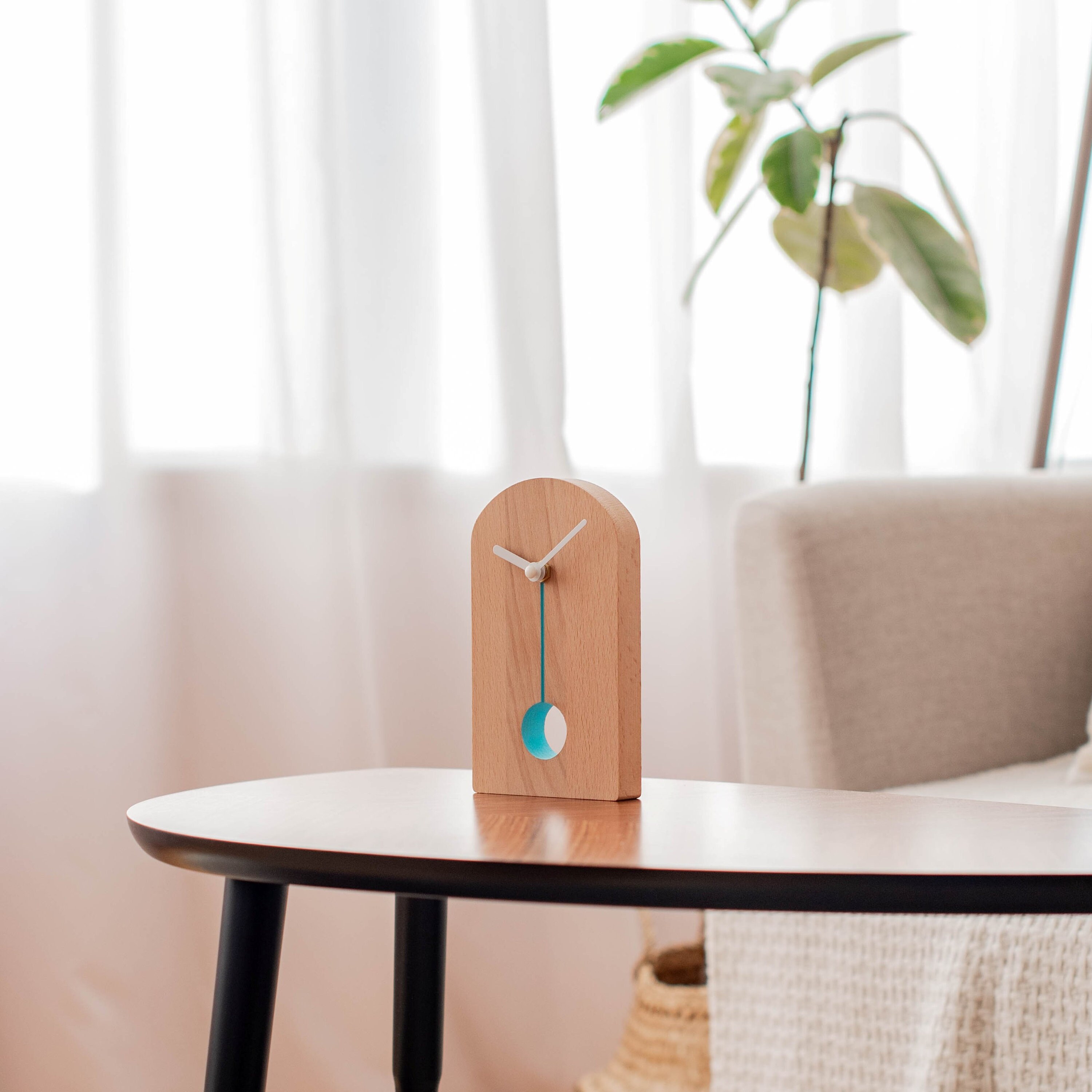 Desk Decor Aesthetic Minimalist Bedside Clock pastel Desk Accessories ...