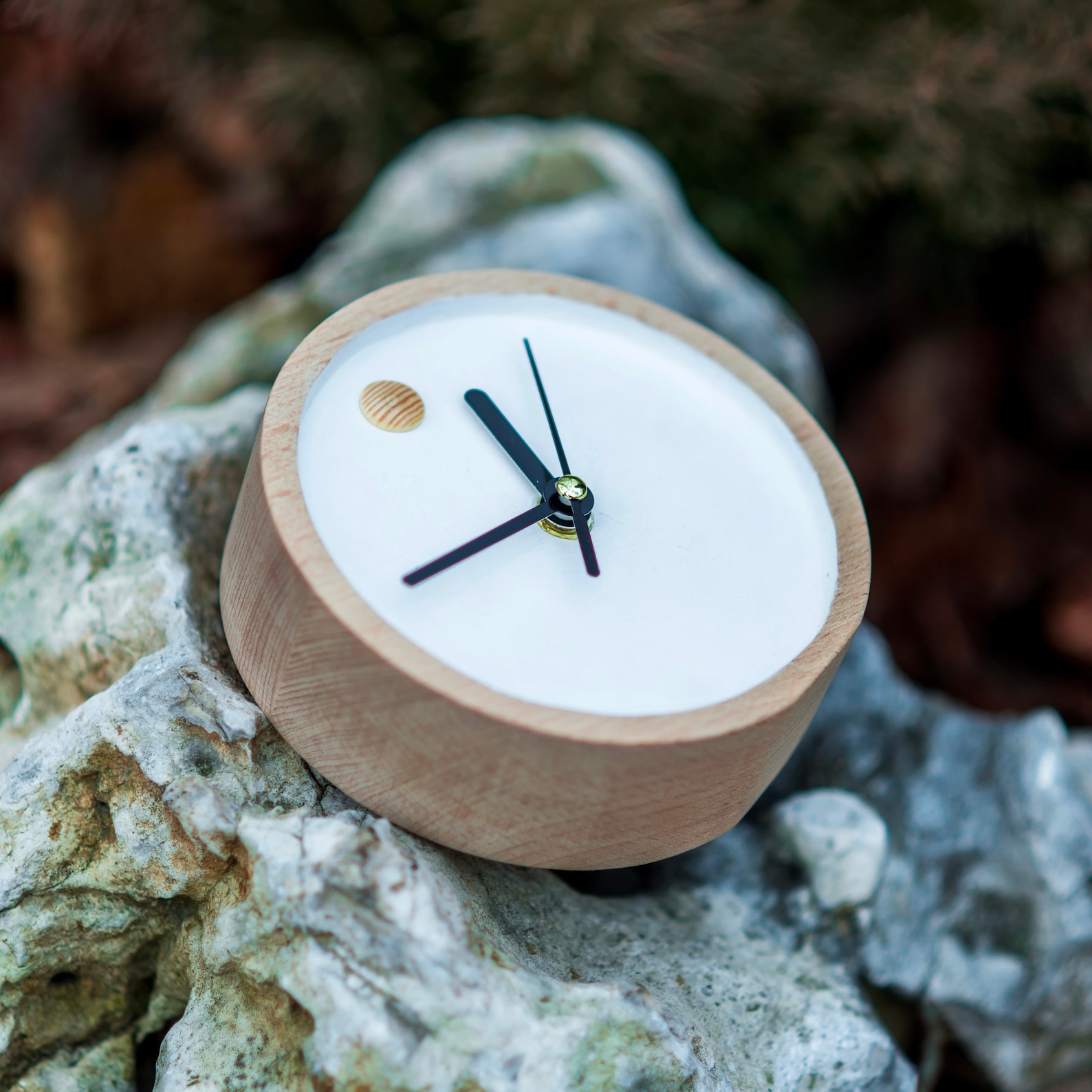 Minimalist Modern White Desk Clock Scandinavian Aesthetic - Etsy