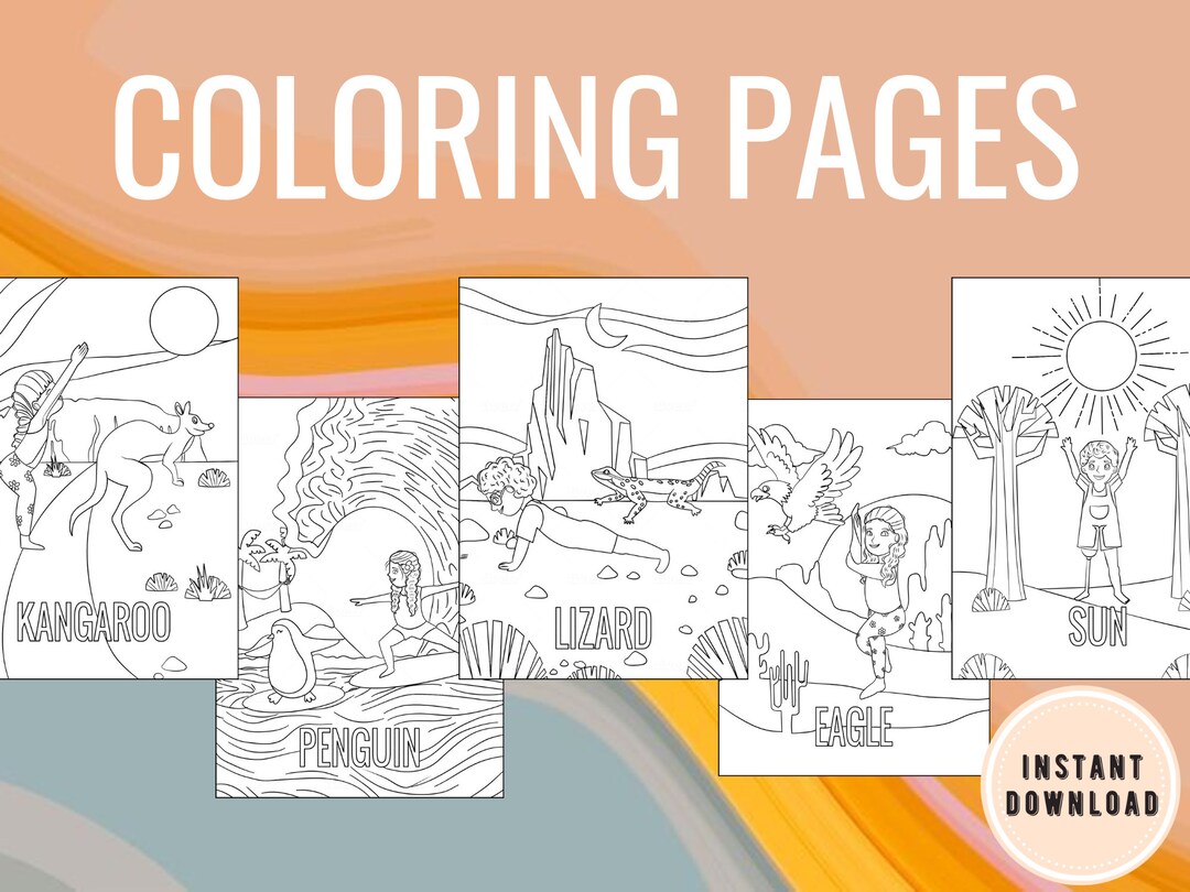 Kids Coloring Pages - Coloring Book for Children - 30 Printable Pages ...