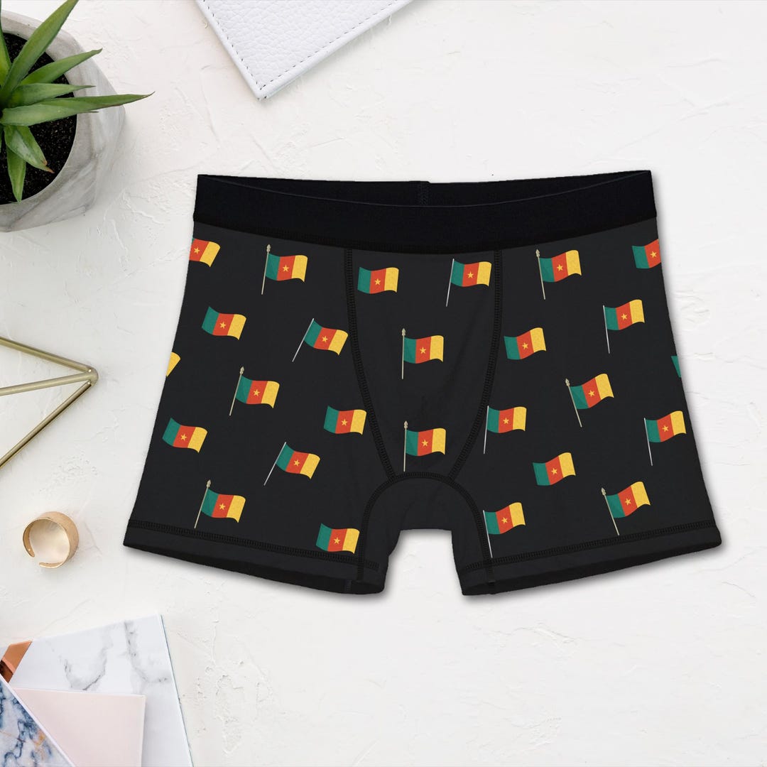 Novelty Cameroon Flag Boxer Briefs (mens) - Etsy