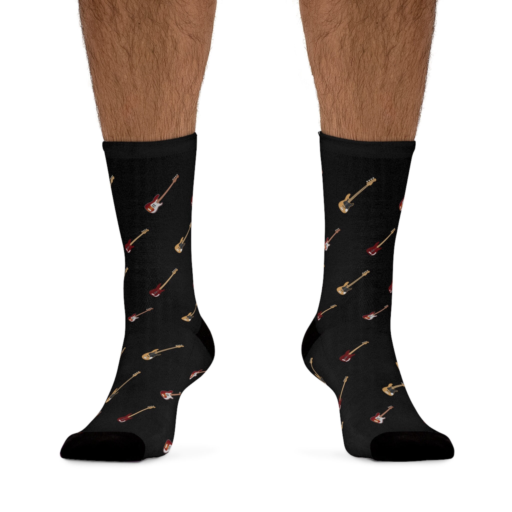 Novelty Bass Guitar Socks - Etsy