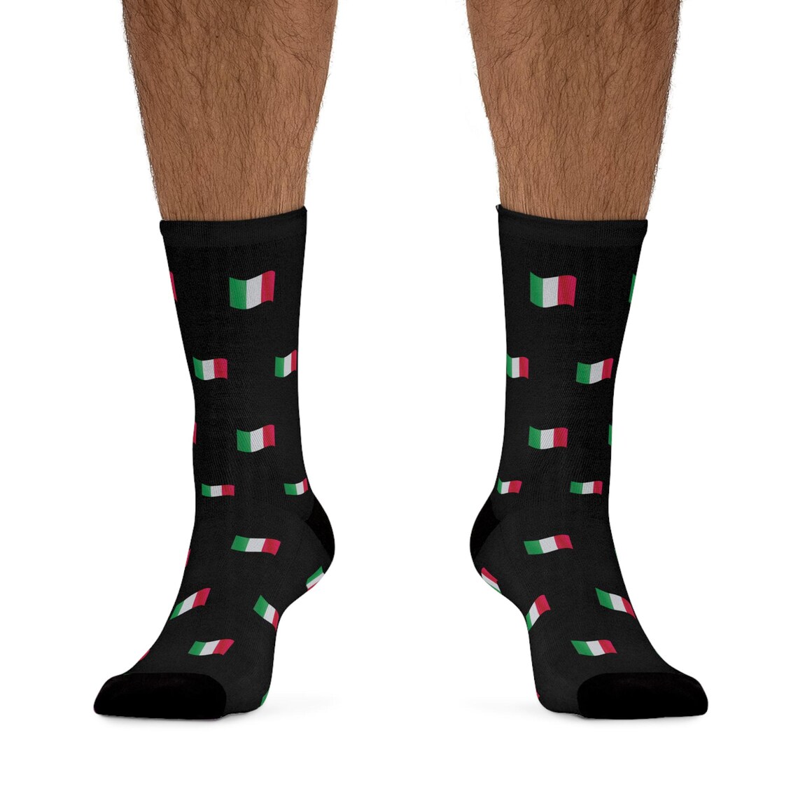 Novelty Italy Flag Socks - Etsy