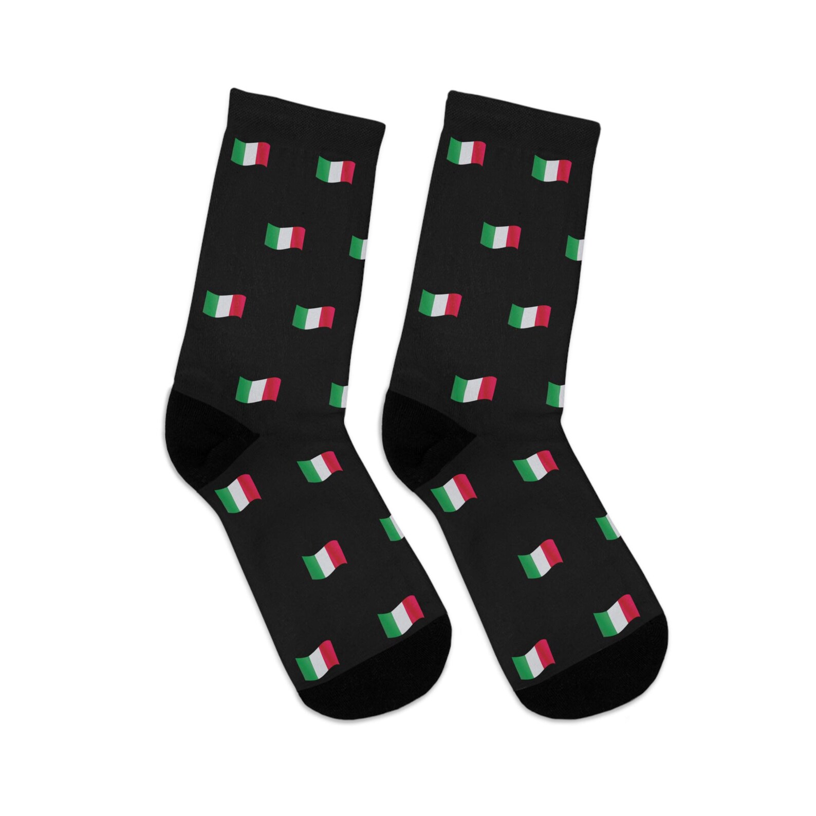 Novelty Italy Flag Socks - Etsy