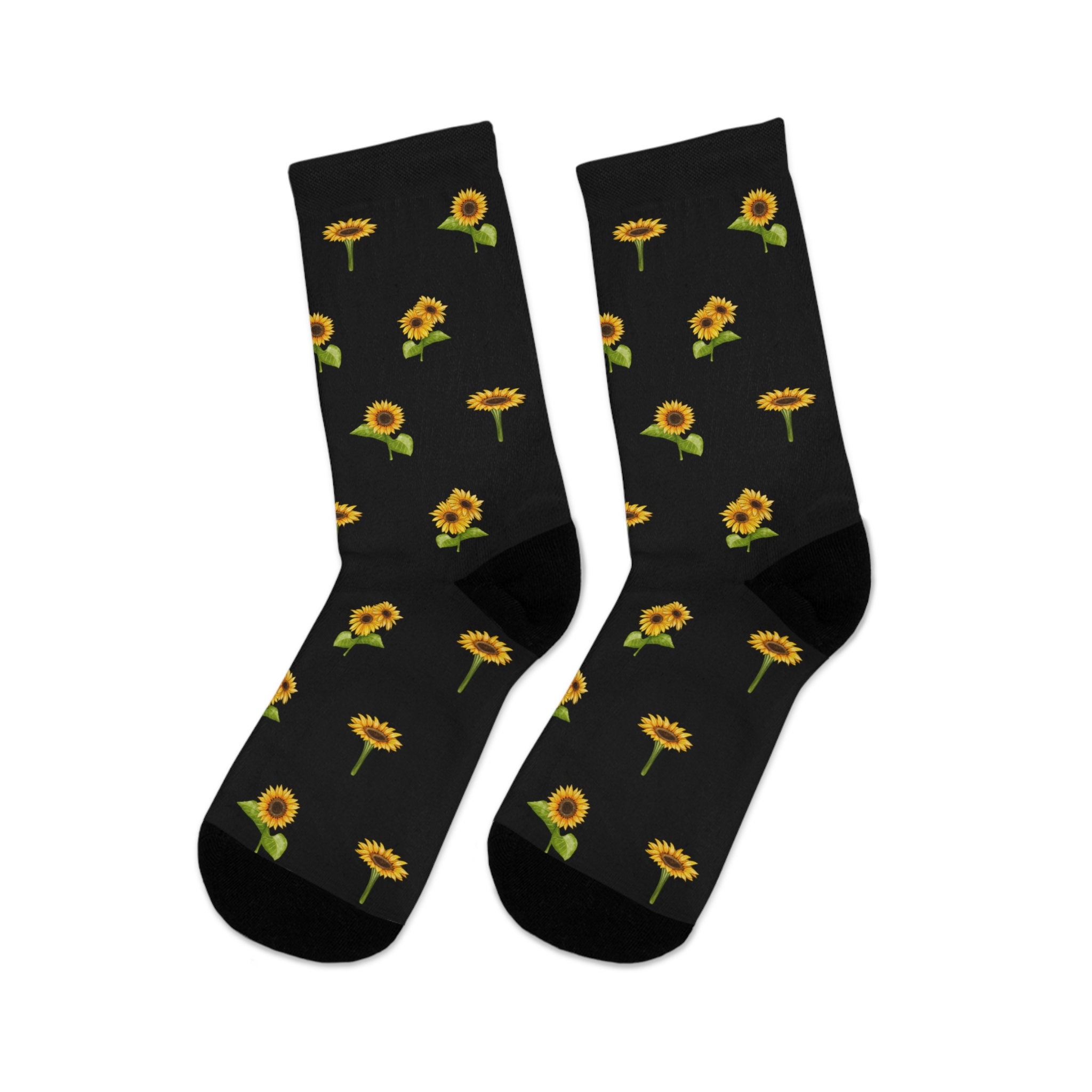 Novelty Sunflower Socks - Etsy