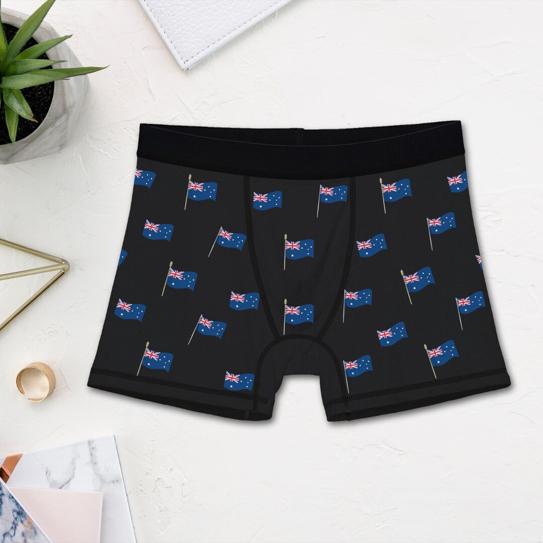 Novelty Australia Flag Boxer Briefs (mens) - Etsy