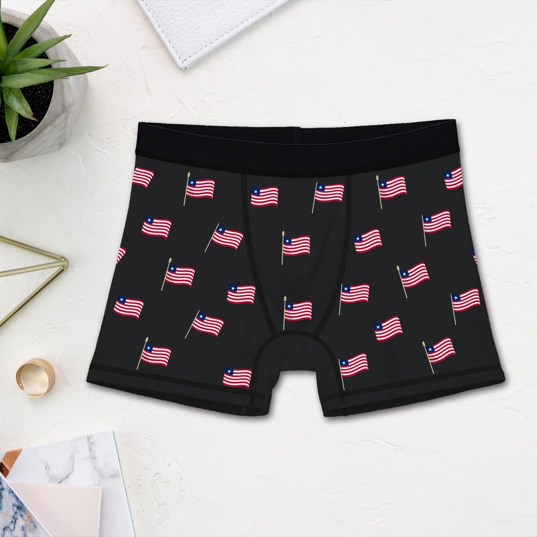 Novelty Liberia Flag Boxer Briefs (mens) - Etsy
