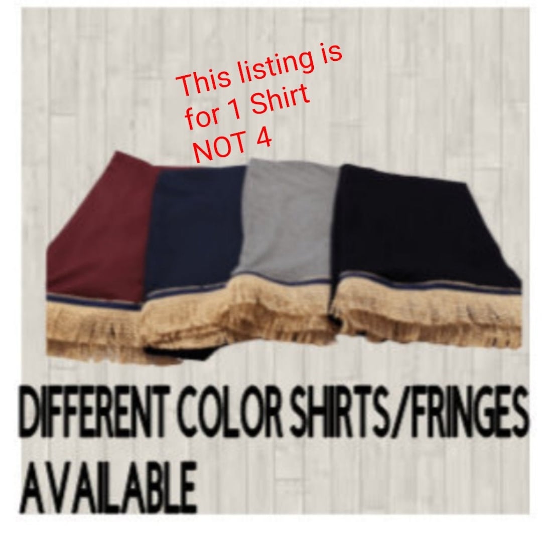 Adult Hebrew Israelite Short Sleeve Fringed Shirts W/border of Blue ...