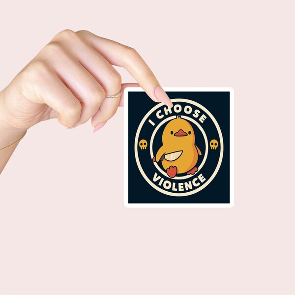 I Choose Violence Decal - Etsy