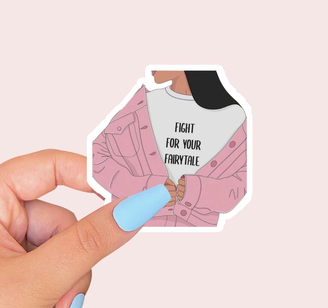 Fight for Your Fairytale Sticker Laptop Stickers Water - Etsy