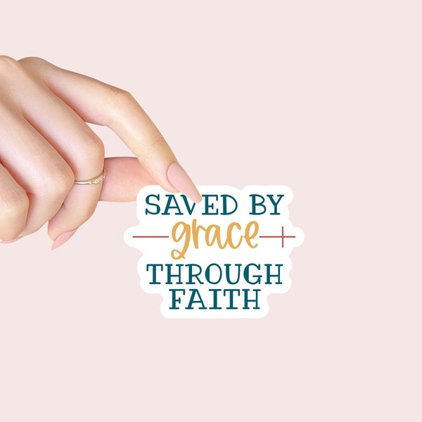 Saved by Grace Decal - Etsy