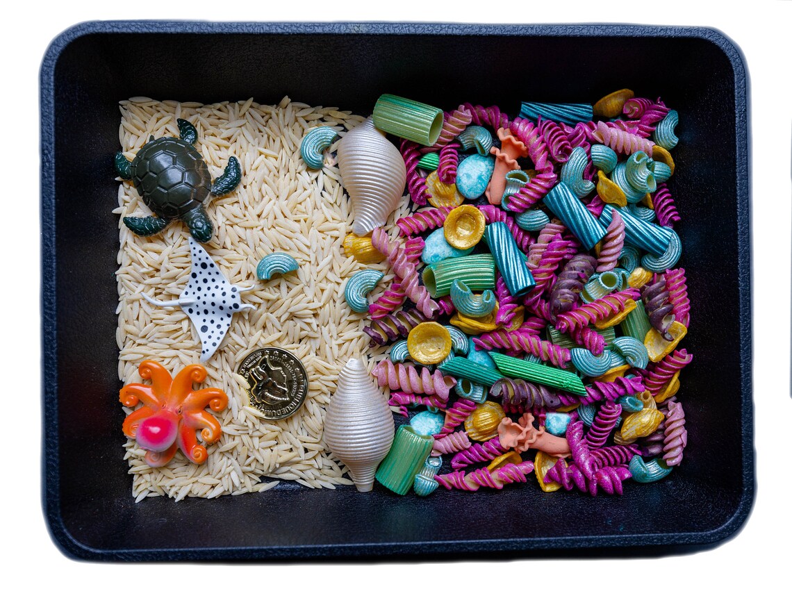 Coral Reef Sensory Bin Filler, Sensory Filler, Sensory Play Kit ...