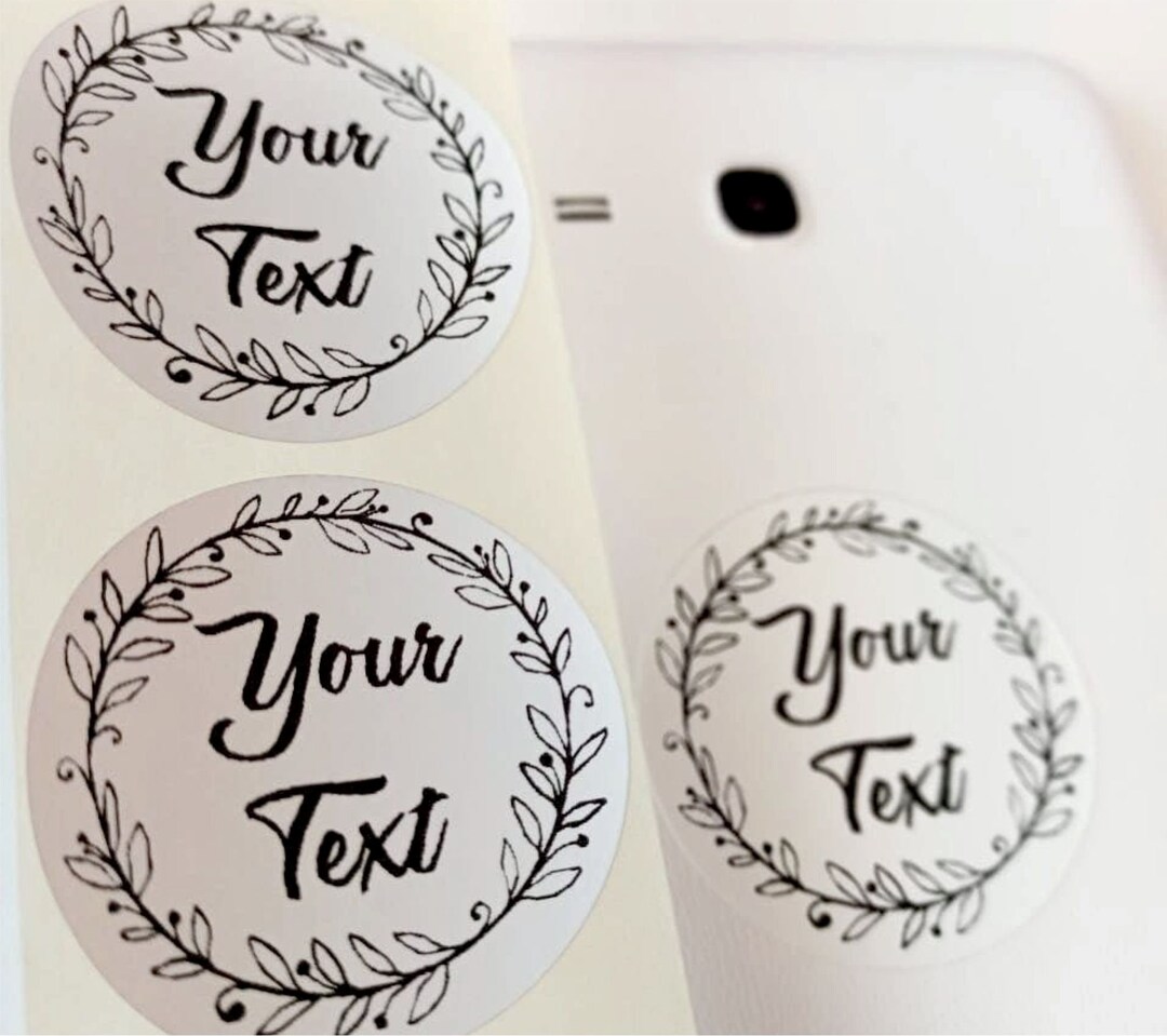 LOGO Stickers Your Logo Sticker 500 Pack Sticker Custom Sticker Wedding ...