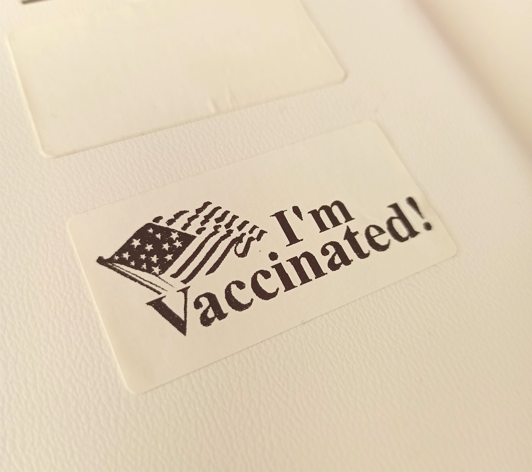 I AM VACCINATED Decal Mega Pack Sticker 150-250 Pcs I Am Vaccinated ...