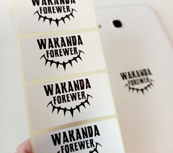 Wakanda Forever sticker 50-250 pack decals Stickers for laptop | Etsy
