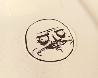 MIDDLE FINGER GUY Meme 25-1000 Pack Stickers Gag Prank Sticker Decal ...