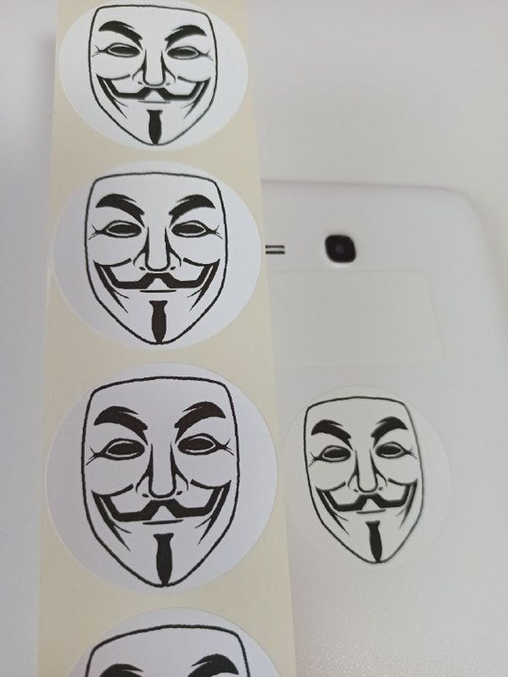 Mega Pack Stickers 250 Pcs Anonymous Sticker Anonymous Mask - Etsy
